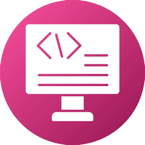 Code Generic Gradient Fill Icon Code Generic Gradient Fill Icon