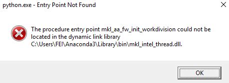 Intel MKL FATAL ERROR Cannot Load Mkl Intel Thread Dll Issue Tensorflow Tensorflow