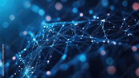 Foto De Stock Exploring The Interconnected Web A Deep Dive Into Network Visualization And Data