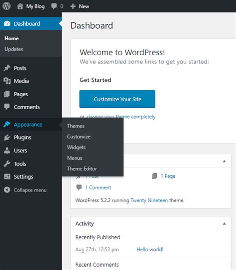 Как установить шаблон Wordpress Wordpress
