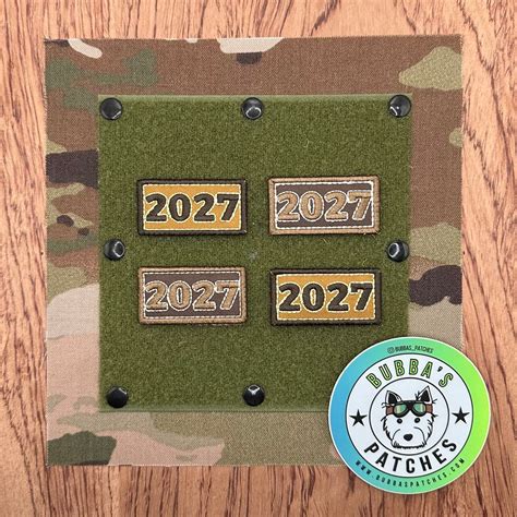 2027 Patch Glow In The Dark 2027 Tab 2027 Glow In The Dark Patch 2027 Morale Patch Etsy