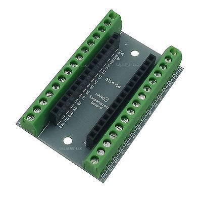 Arduino Nano Screw Terminal Shield Breakout Board Expansion Adapter Free US Ship EBay