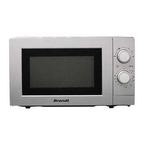 Microondas Brandt 700 W 20 L Plateado 700 W 20 L Leroy Merlin