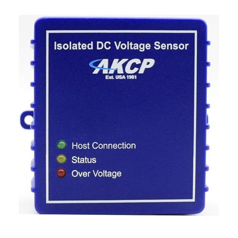 Akcp Isolated Dc Voltage Sensor Devis Sous 1h