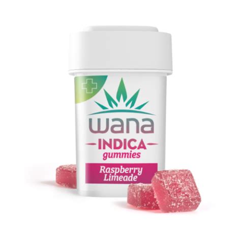Raspberry Limeade 1000mg Gummies Wana