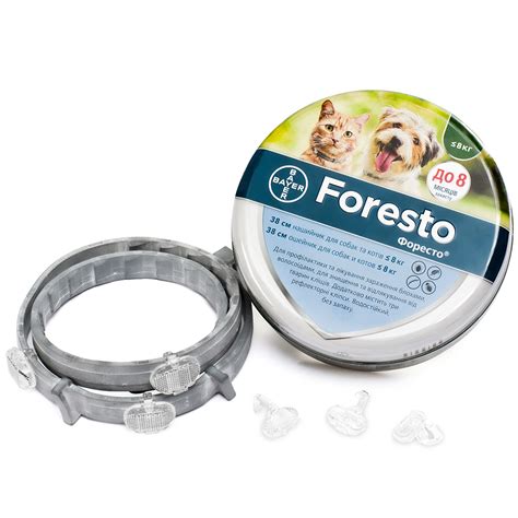 Bayer Foresto нашийник проти бліх та кліщів для котів та собак 38 см