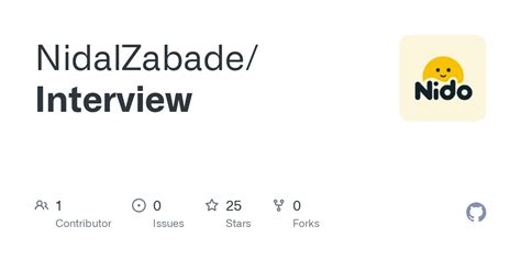 GitHub NidalZabade Interview