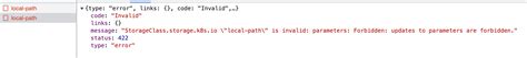 Set Local Path To Default Storageclass Failed No Error Message From Ui