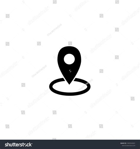 Map Pointer Icon Gps Location Symbol Stock Vector Royalty Free Shutterstock