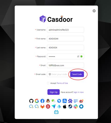 Frontend Send Code In Signup Page Should Be Gray And Spining