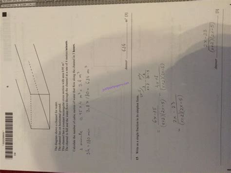 CIE Mathematics IGCSE Paper May June Answers JustPastPapers