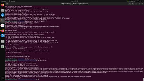 Docker Not Executing In The Jetson Inference Directory On JetPack Jetson Orin Nano