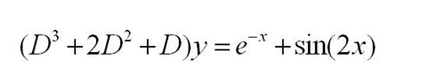 solved use inverse operator method to solve d3 2d2 d y