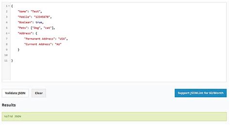 Online JSON Editor Parser And Formatter Tools