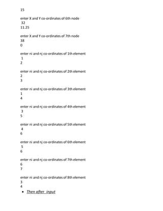 FINITE ELEMENT METHOD FEM Coding Using C PROGRAMMING PDF