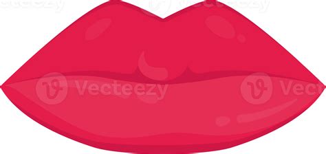 Red Lips Illustration Isolated 23265720 Png