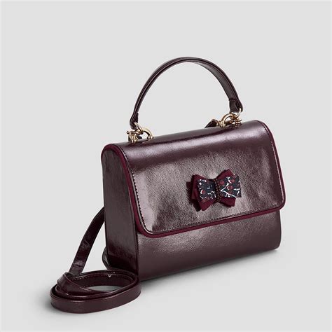 Casablanca Burgundy Box Bag Matches Camilla Heels By Ruby Shoo