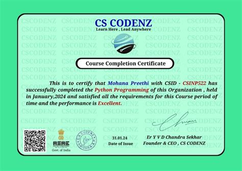 Python Completion Professionaldevelopment Internshipjourney