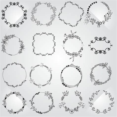 Round Shape Border Royalty Free Vector Image Vectorstock