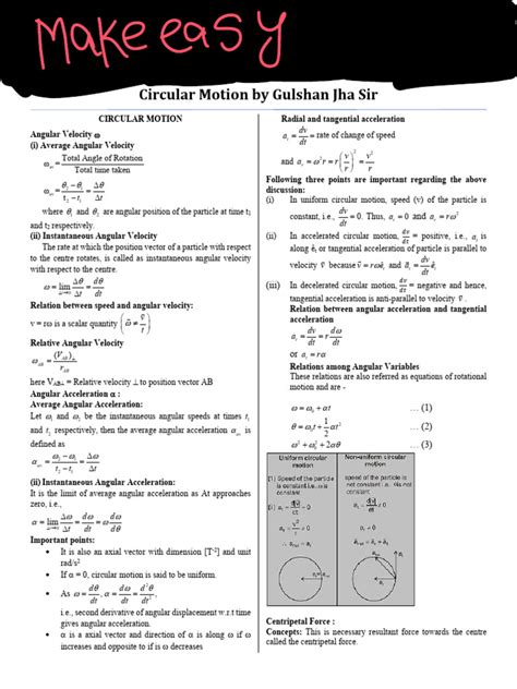 circular wpe com rotation short notes pdf acceleration velocity