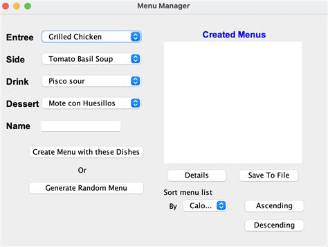 GitHub ConnieZi MenuManager