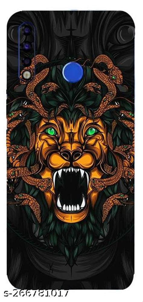 Mobile Back Skin Tecno Spark Lion King