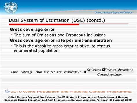 Ppt Tabulation And Dual System Of Estimation Dse Pres 9 Powerpoint
