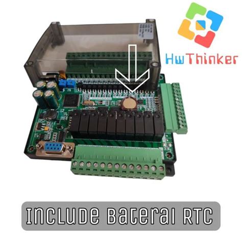 jual plc fx3u 24mr 14di 10do 6ad 2da rs232 rs485 modbus rtu 24v di