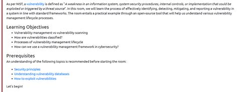 Tryhackme Vulnerability Management By Dan Schwarzentraub Medium