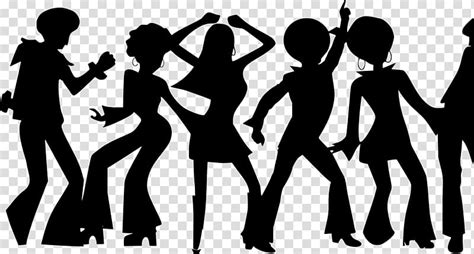 Dance Party Clipart Black And White