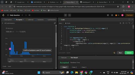 Karthikeyan I On Linkedin 🚀day 52 Of Problemsolving 💻 🔗 Solved A Problem On