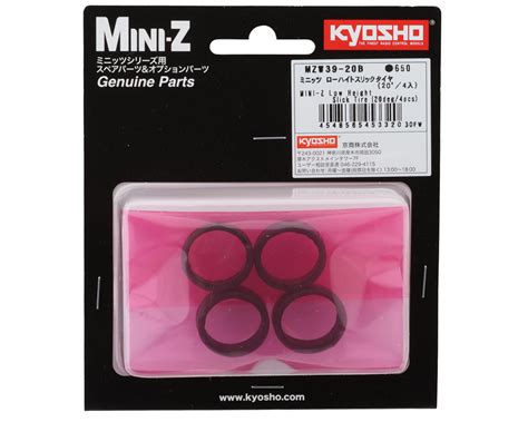 Kyosho Mini Z Low Height Slick Tires 4 20 Deg Kyomzw39 20b