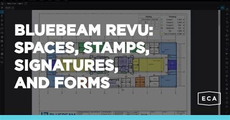 Bluebeam Revu Spaces Stamps Signatures And Forms October Edmonton Construction Association