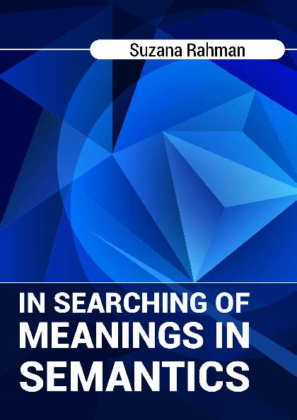 In Searching Of Meanings In Semantics Bintangpusnas Edu