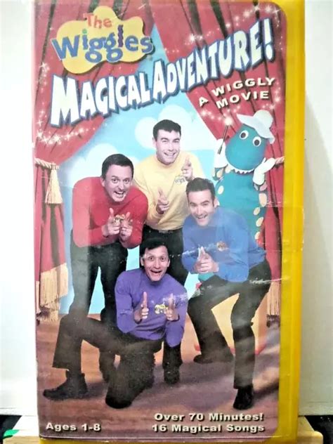 The Wiggles Magical Adventure A Wiggly Movie Vhs 2006 Clamshell