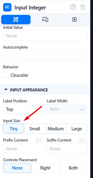 Избыточная ширина полей в Input Integer Bug Reports Appmaster Community