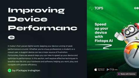 Ppt How To Improve Device Performance Powerpoint Presentation Free