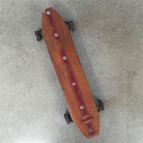 Vintage And Rare Humco Skateboard Red