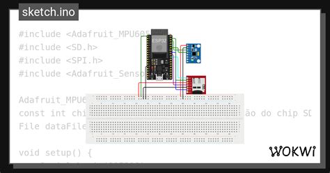 Projeto 3 Mpu6050 Wokwi Esp32 Stm32 Arduino Simulator