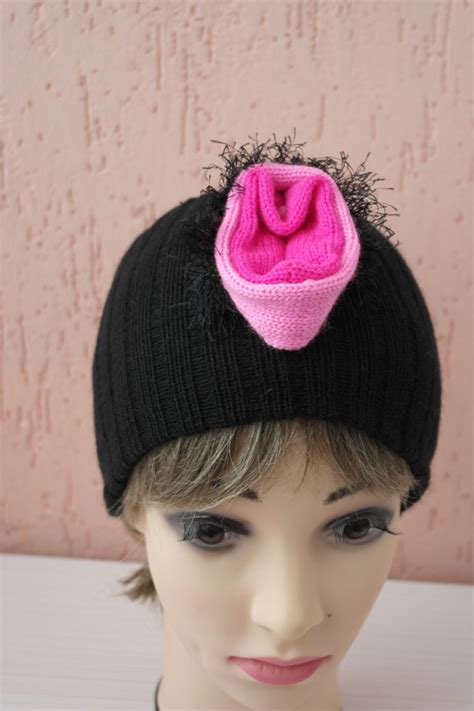 Vulvadouble Knit Hatfitted Hatvagina Funny Hat Erotic Sexy Etsy
