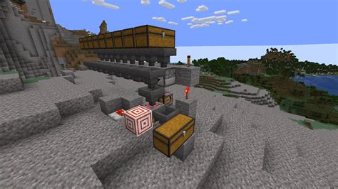 A Simple Auto Crafter Setup I Made R Minecraft