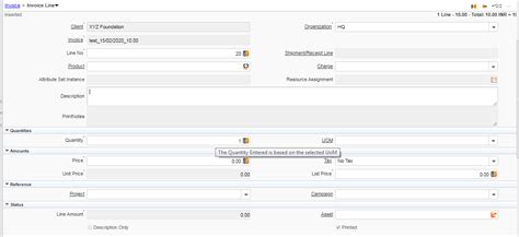 Invoice Line Konnect ERP Help