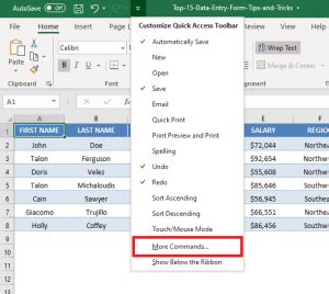 Create Form In Excel For Data Entry MyExcelOnline