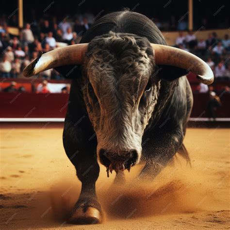Premium Photo Spanish Bullfight With A Matador In The Arena Portrait