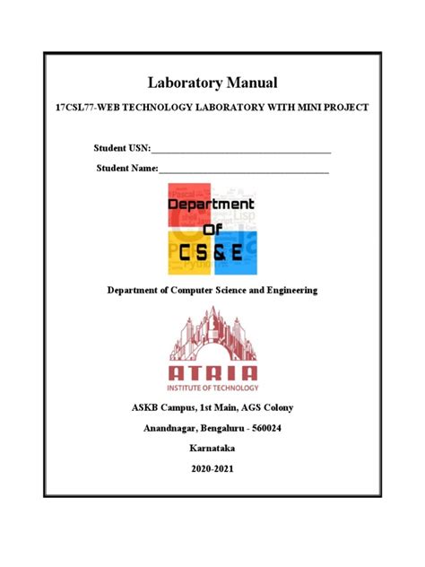 web laboratory manual pdf html element html