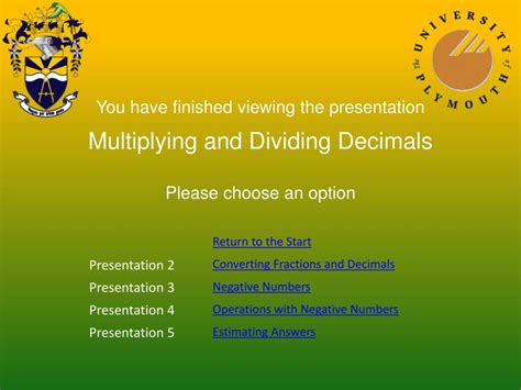 PPT Unit Decimals Fractions PowerPoint Presentation Free Download ID