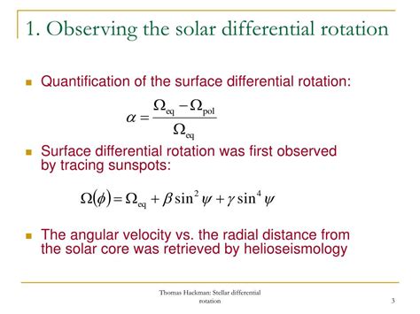 Ppt Detecting Stellar Differential Rotation Powerpoint Presentation Free Download Id3480291
