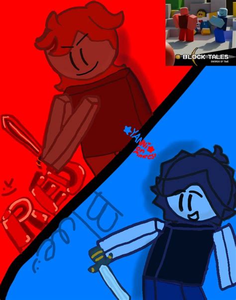 Red And Blue Block Tales