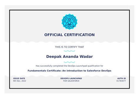 Deepak Wadar On Linkedin Salesforcedevops Devopslaunchpad Learningandgrowing Certifications