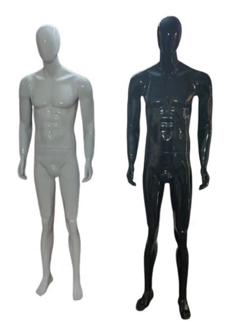 Standing White And Black Male Casual Mannequin Set For Garment Shop